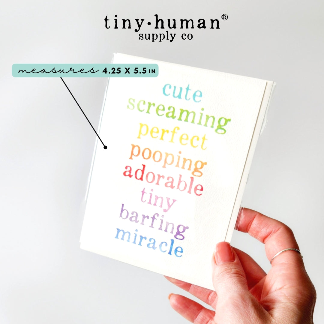 Baby Shower / Congratulations Cards – Tiny Human Supply Co