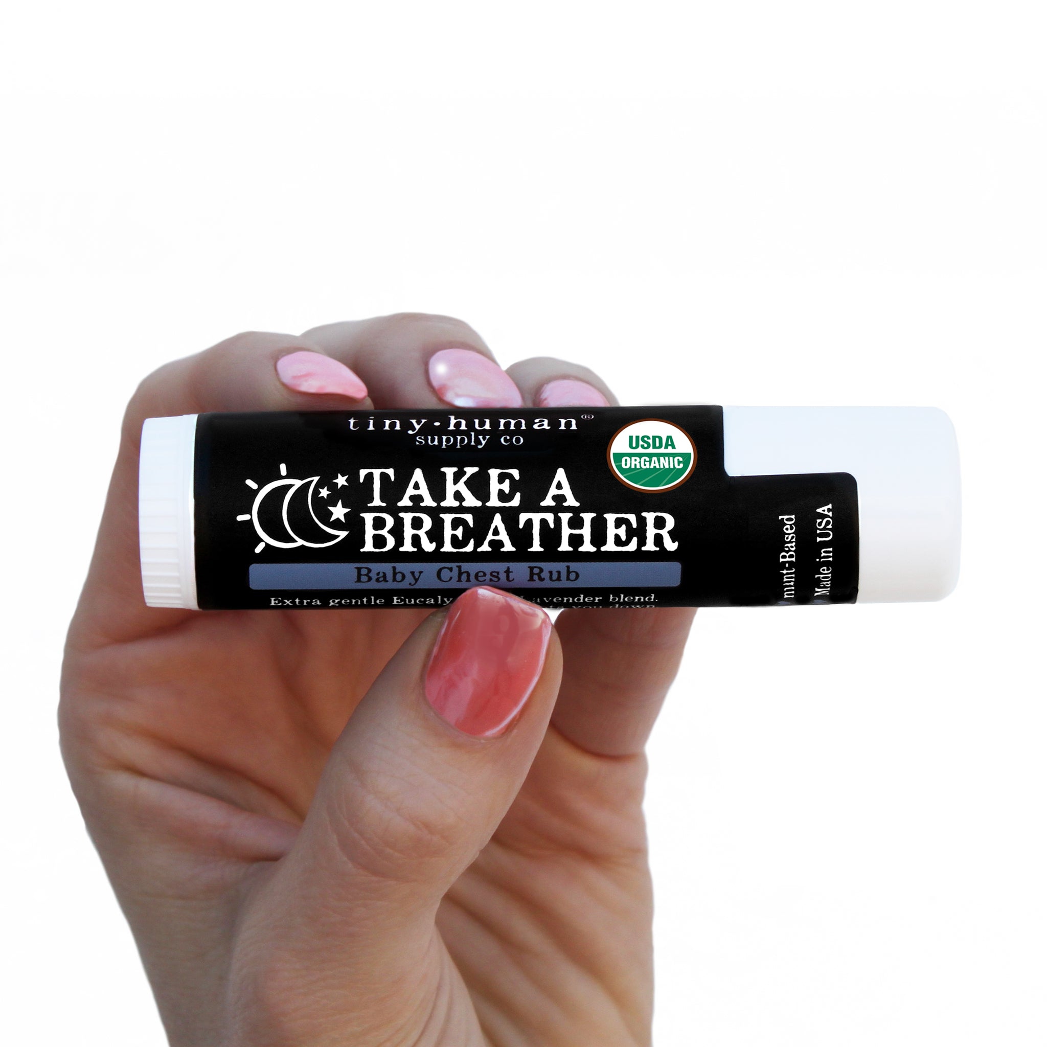 TAKE A BREATHER™ Organic Baby Chest Rub Stick – Tiny Human Supply Co